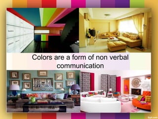 Colours in interior design | PPTX