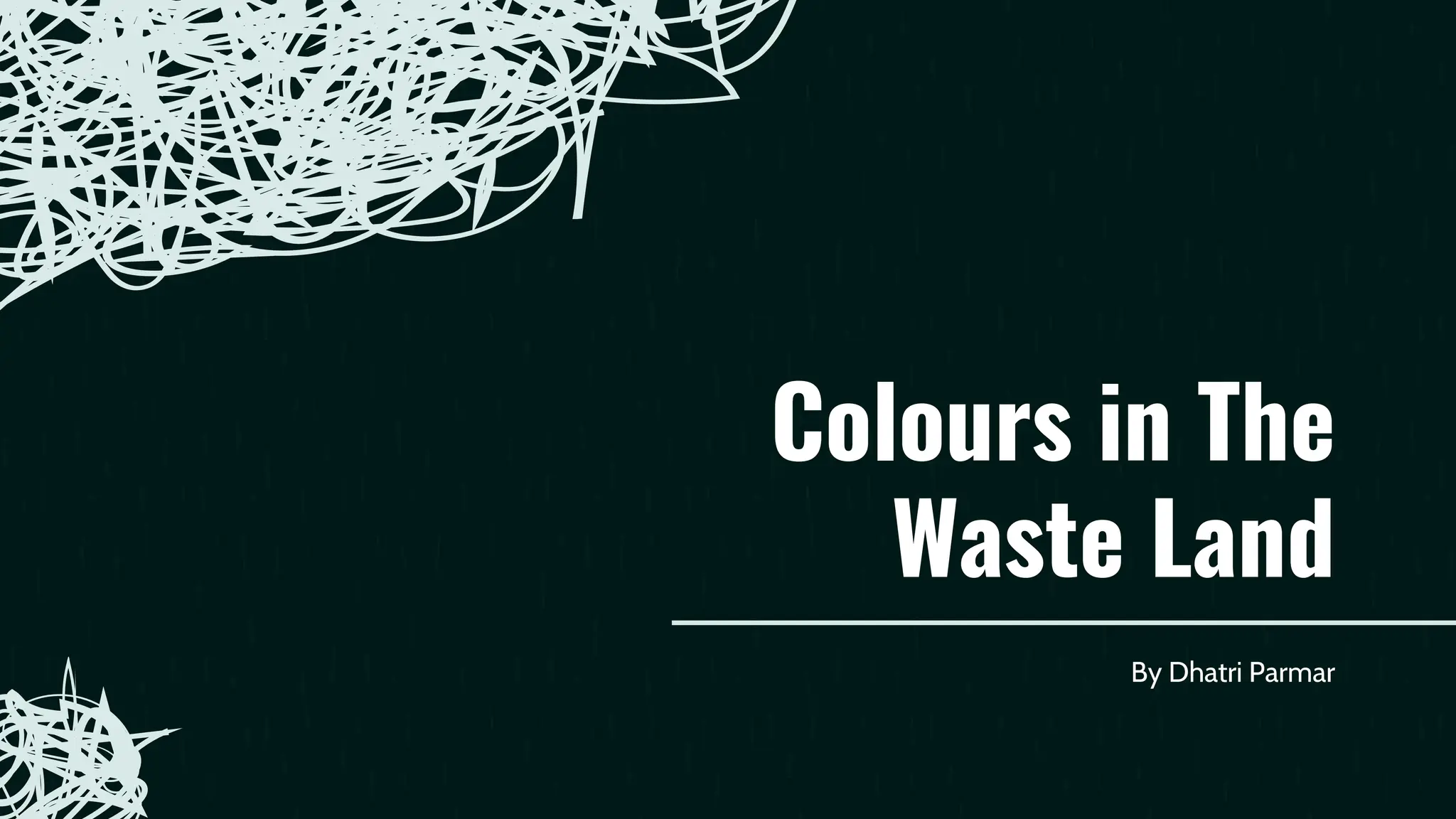 Colours in The Waste Land by T.S.Eliot.pptx