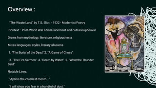 Colours in The Waste Land by T.S.Eliot.pptx