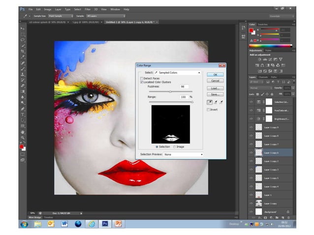 Colour splash steps | PPT