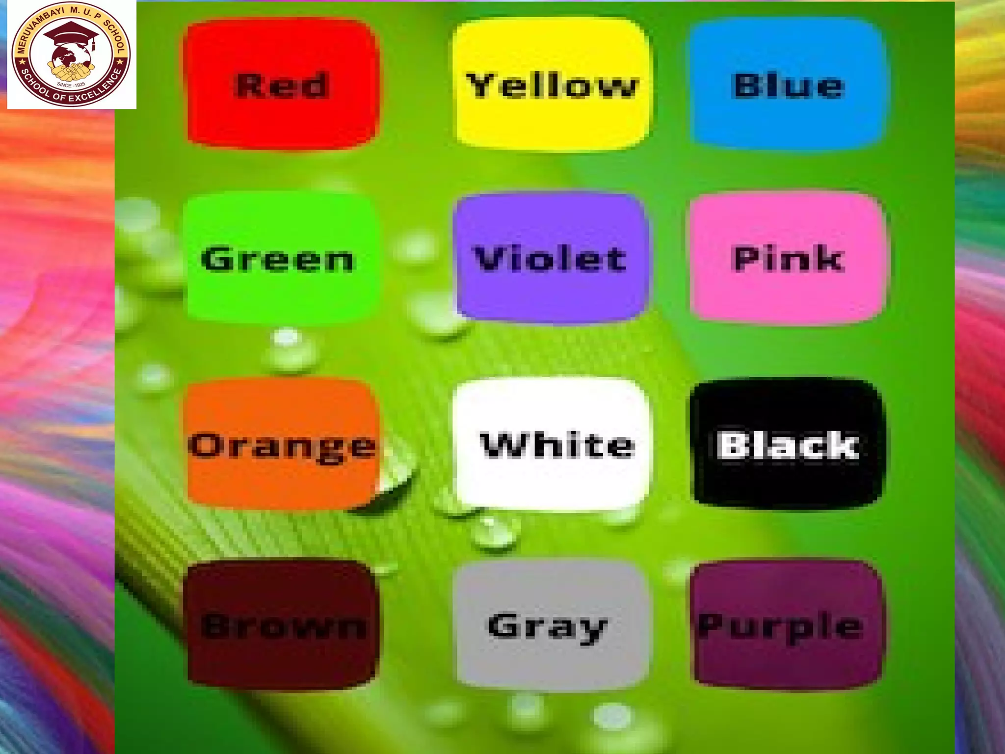 Colours name with examples | PPT