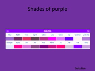 Colour symbolism task | PPTX