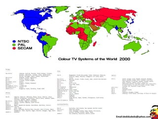 Colour system tv,PAL,NTSC dan SECAM | PPT