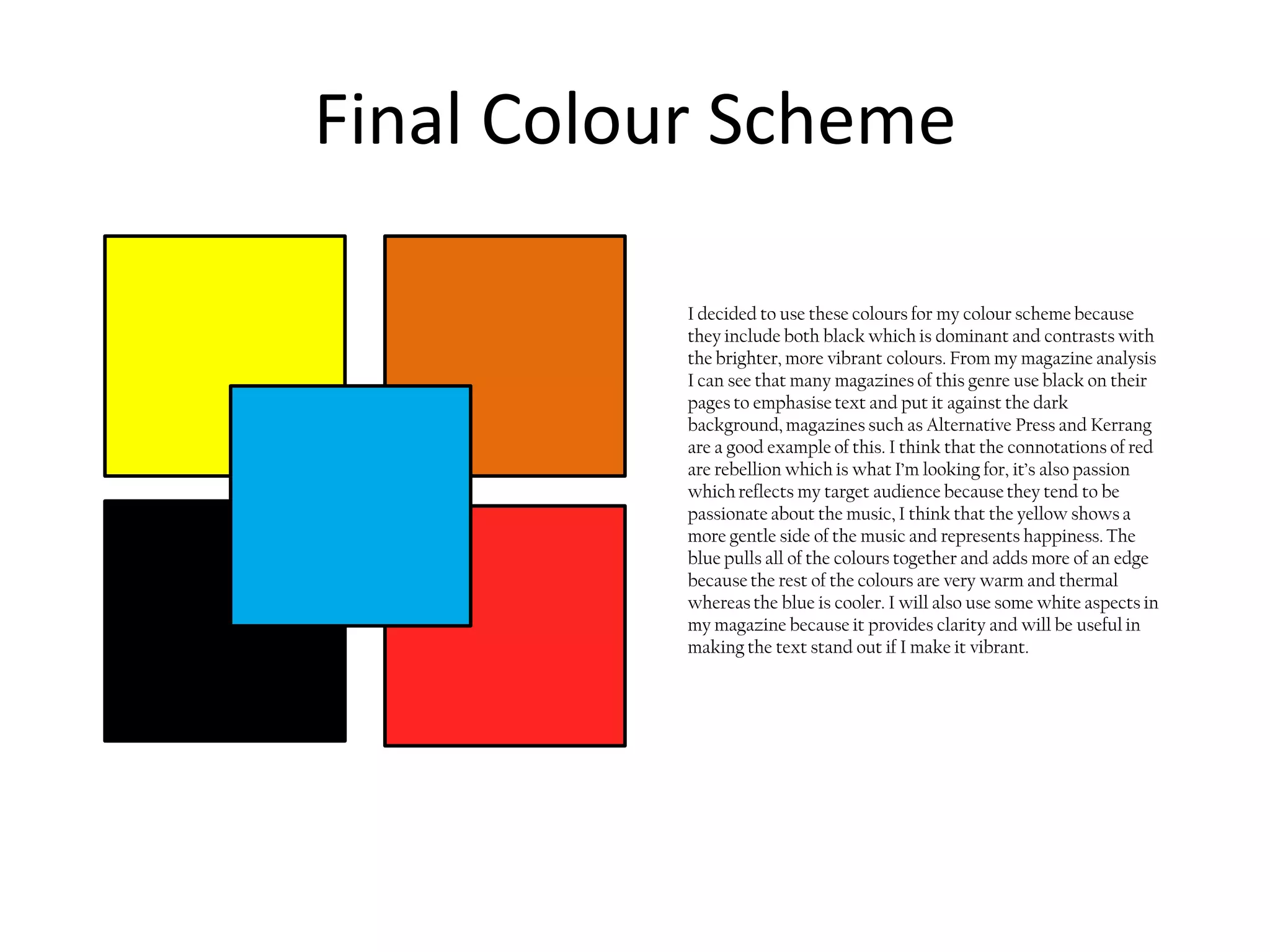 Colour themes and fonts | PPT