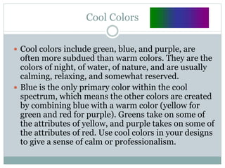 Colour theory | PPT