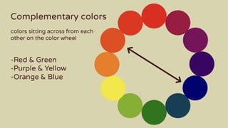 Colour theory basics | PPTX