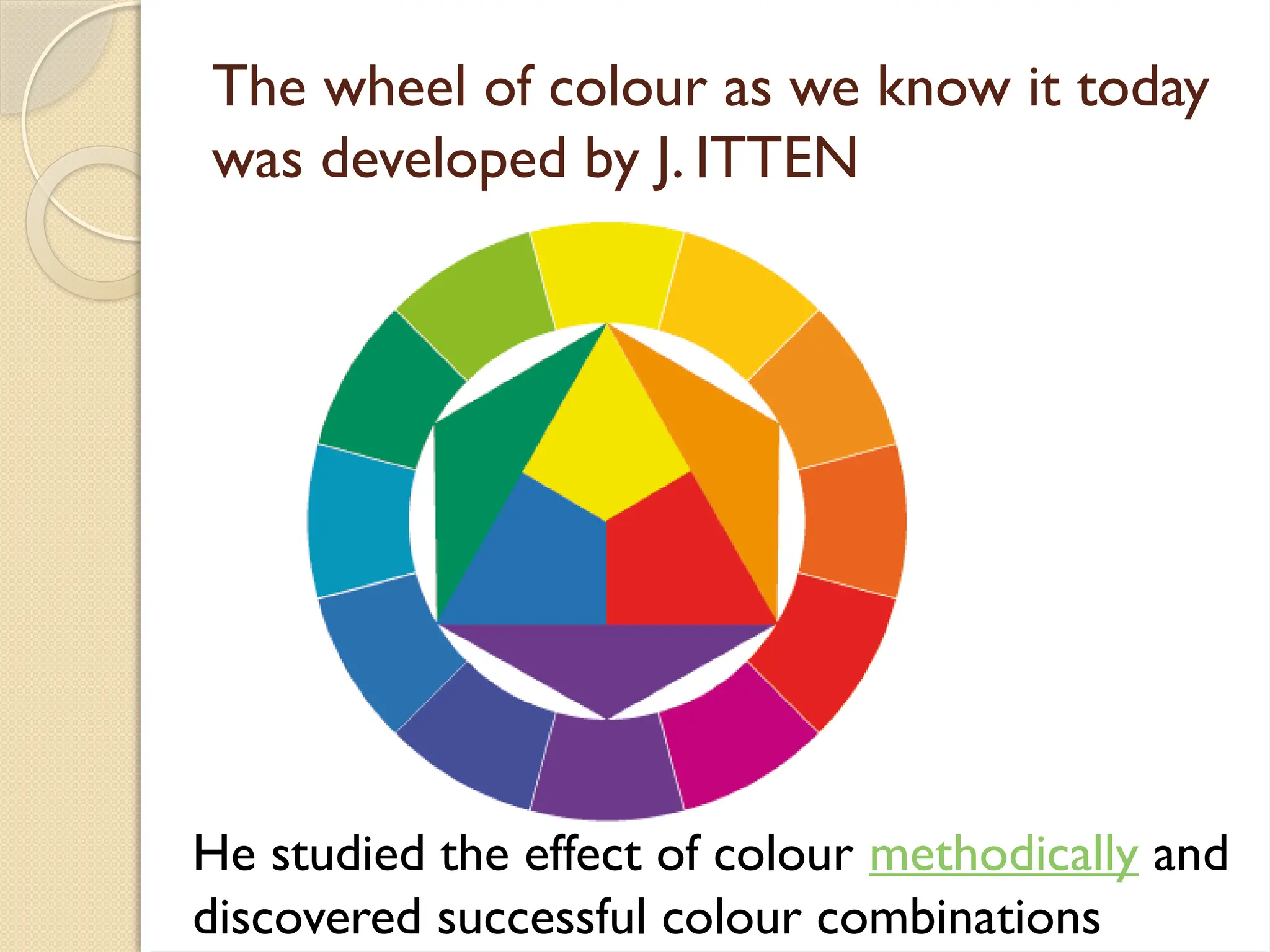 Colour Theory power point presentation ks3 art lesson | PPTX