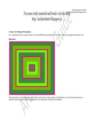 Colour theory in visual design | PDF