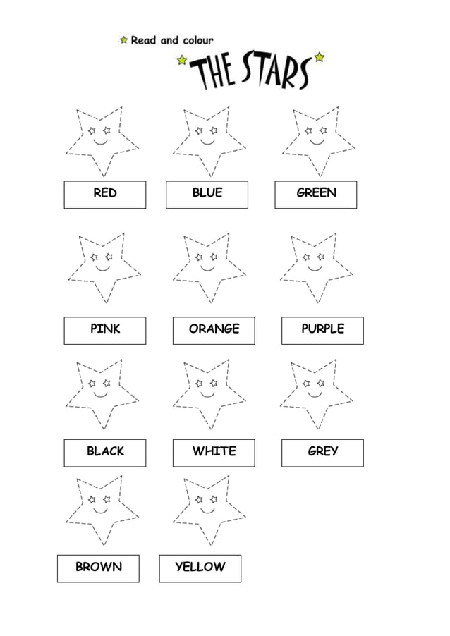 Colour the stars | DOC