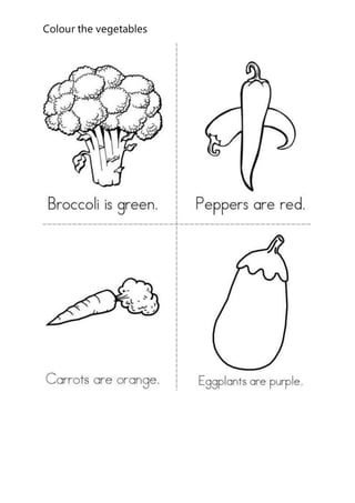 Colour the vegetables | DOCX