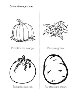 Colour the vegetables | DOCX
