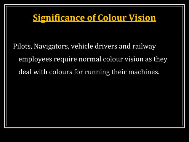 Colour vision | PPT