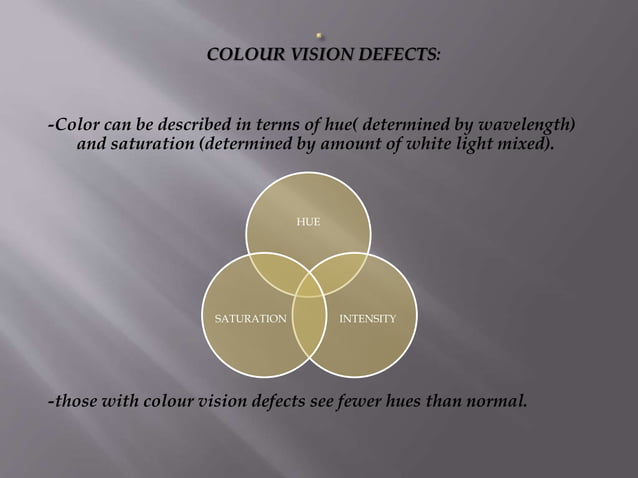 Colour vision | PPTX
