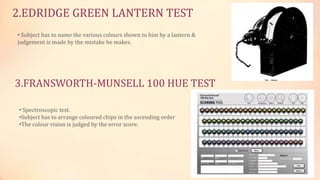 Colour vision & colour blindness | PPTX