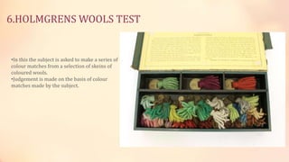 Colour vision & colour blindness | PPTX