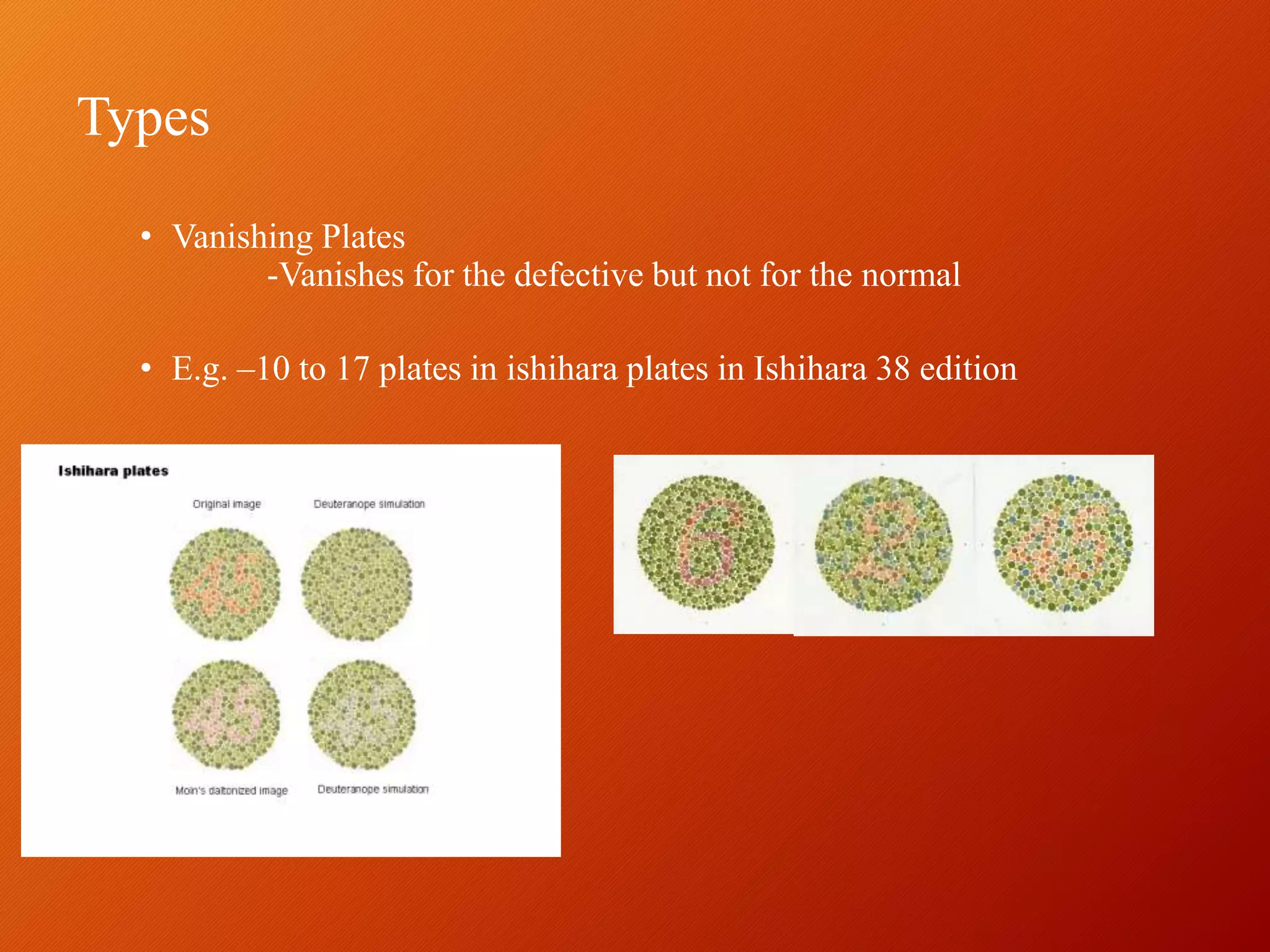 Colour vision examination | PPTX