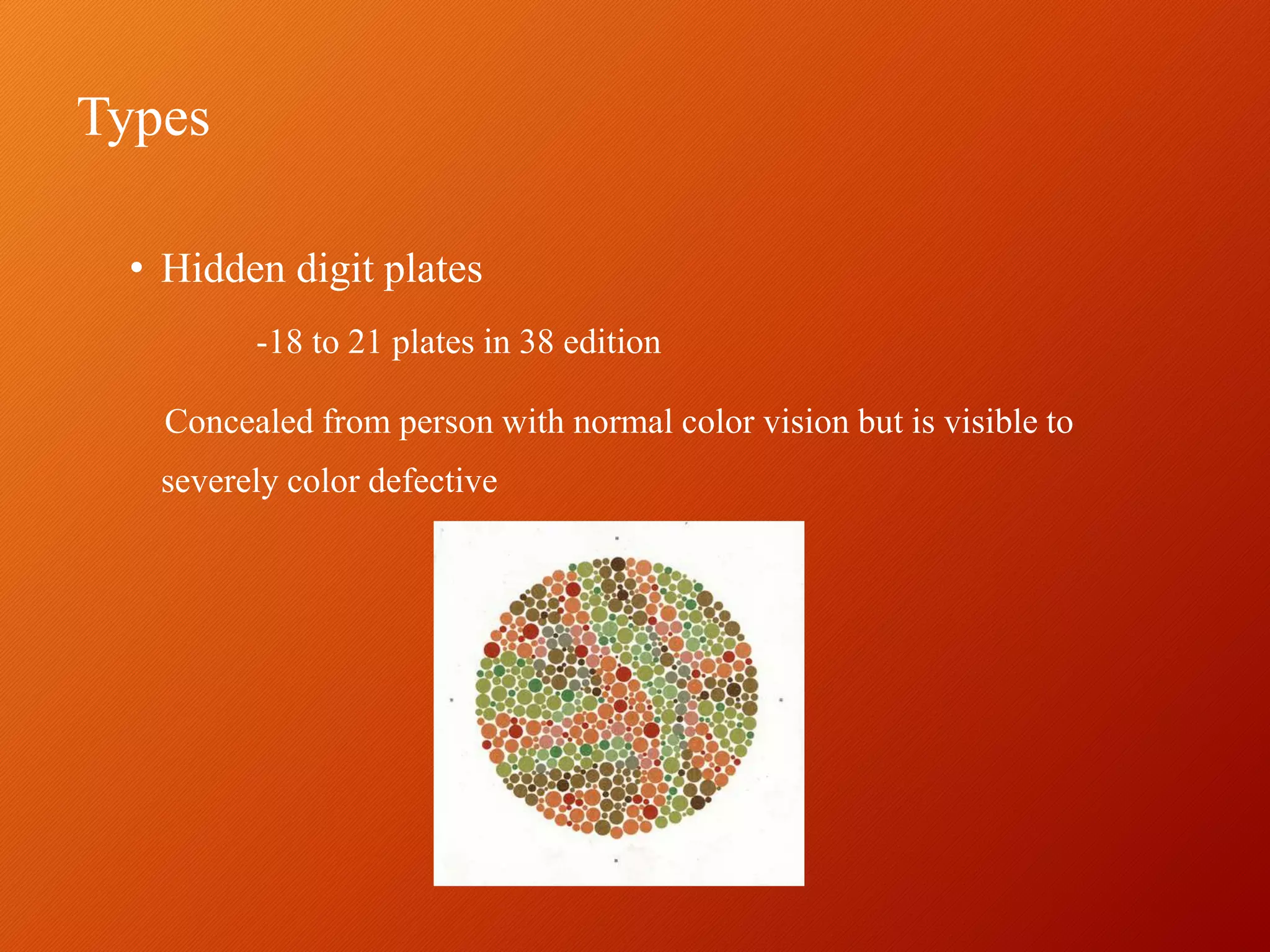 Colour vision examination | PPTX