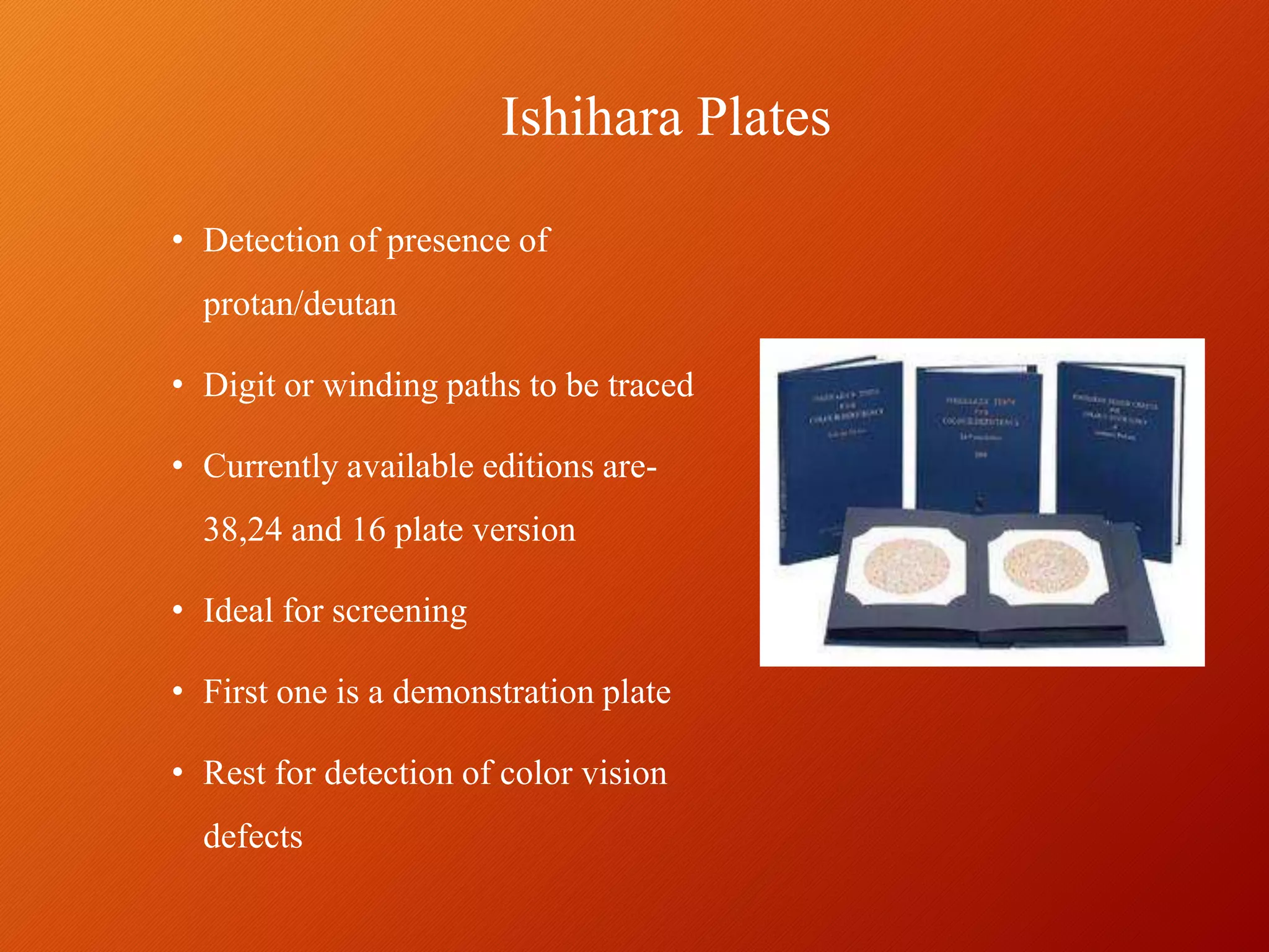 Colour vision examination | PPTX