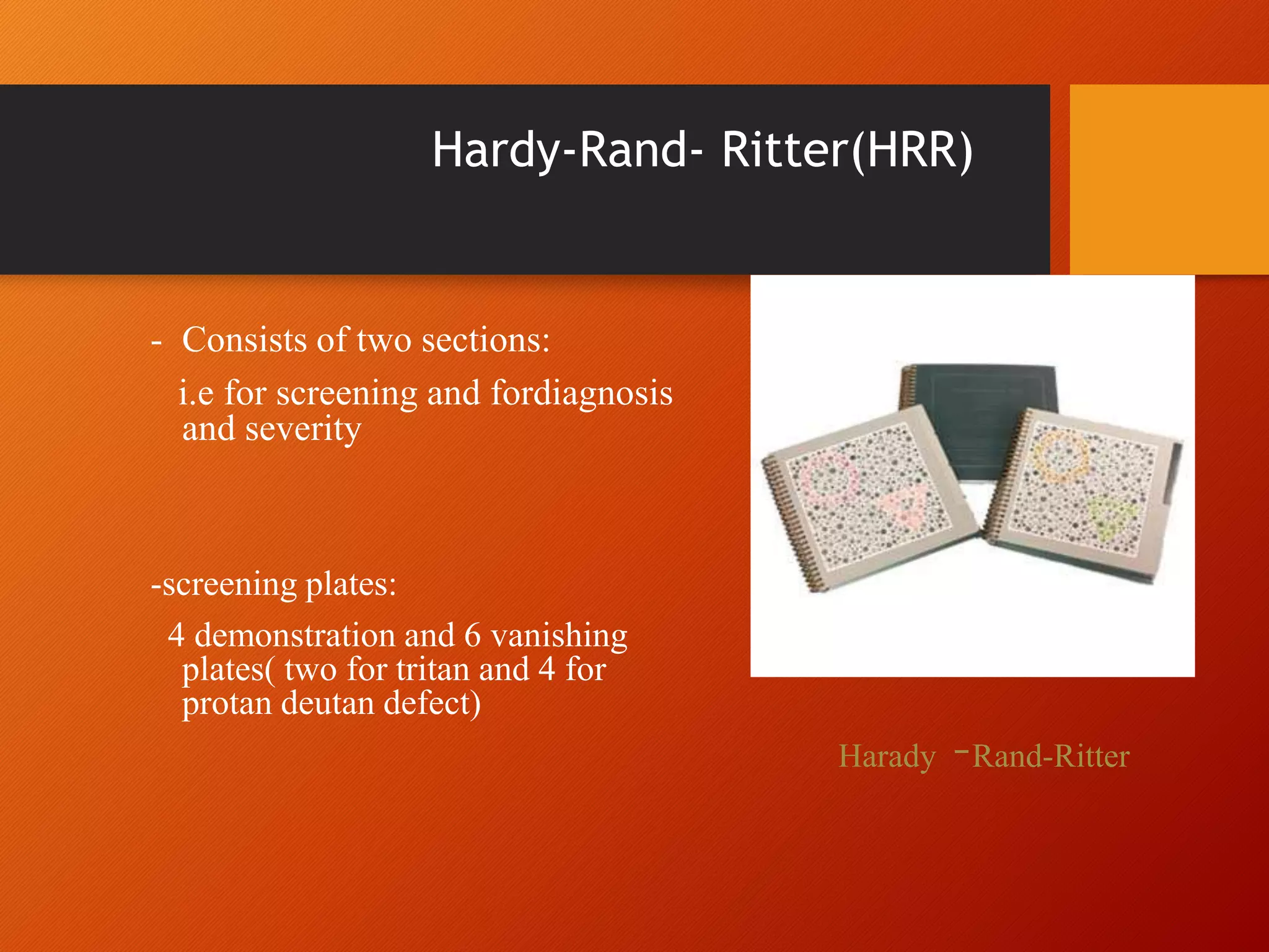 Colour vision examination | PPTX