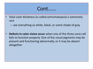 Colour vision with lvm | PPT