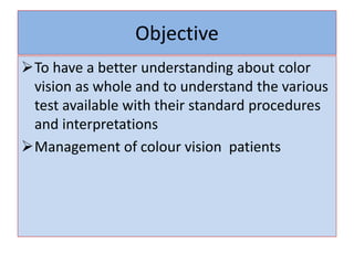 Colour vision with lvm | PPTX