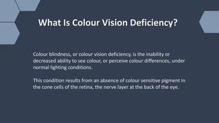 Colour Vison Deficency (CVD) | PPT