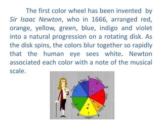 Colour wheel | PPTX