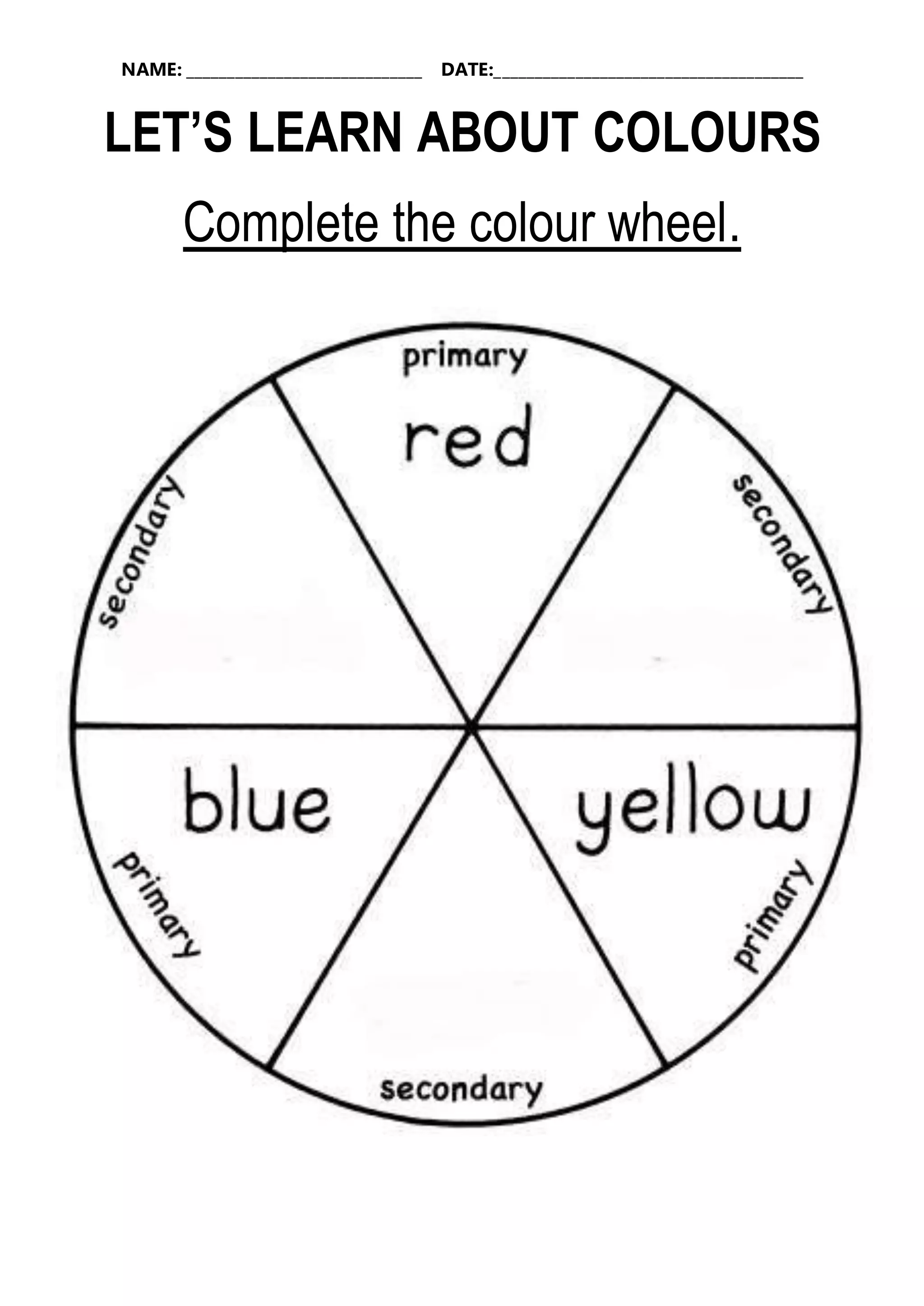 Colour wheel | DOCX