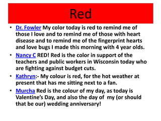 Colour your day in a sentence | PPT