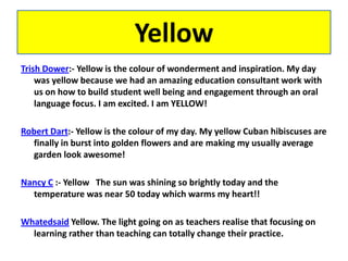 Colour your day in a sentence | PPT