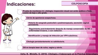 Estudios de colposcopia obstetricia y ginecologia | PPTX