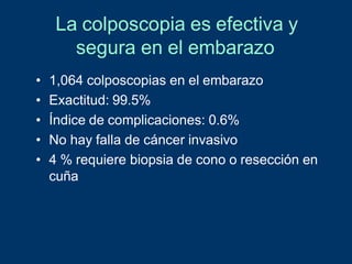 COLPOSCOPIA EN EL EMBARAZO COMO PREVENCION DEL VPH | PPTX