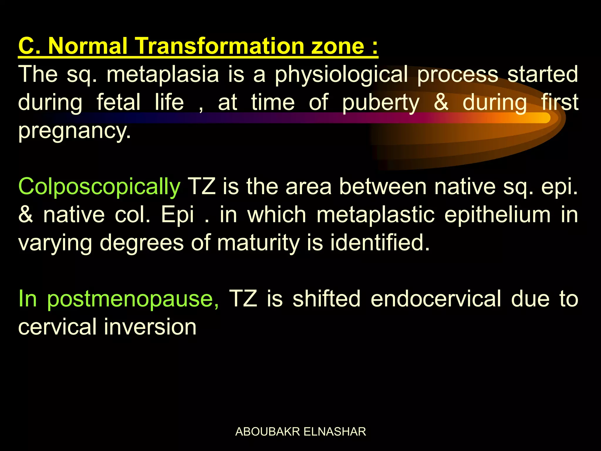 Normal colposcopic Findings | PDF