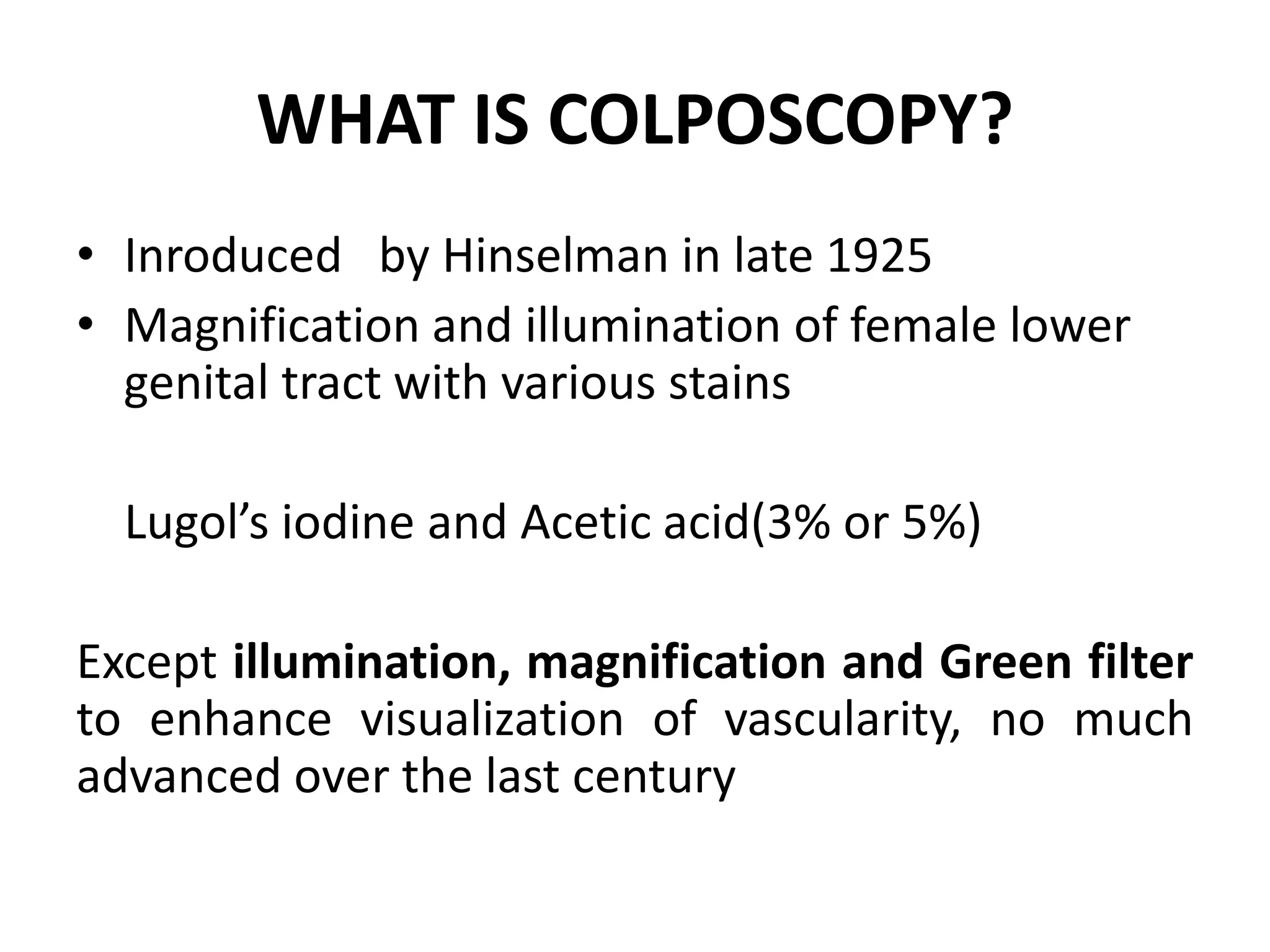 Colposcopy | PPTX