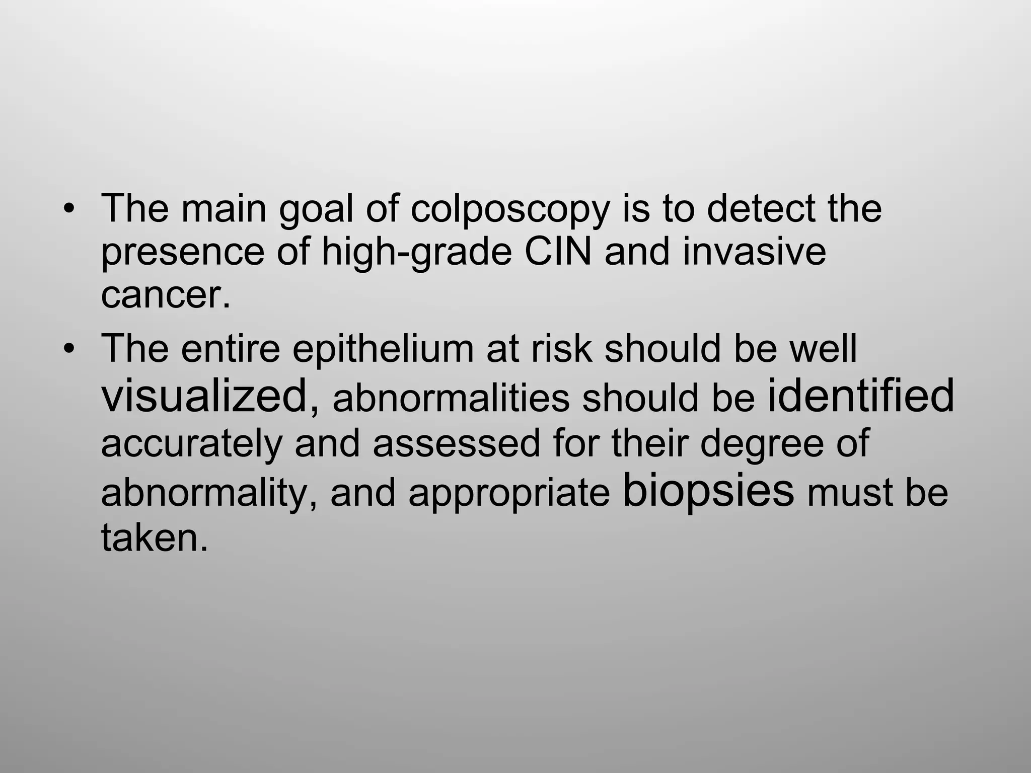 Colposcopy nstrumentation and principles on how to do 22 | PDF