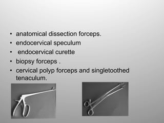 Colposcopy nstrumentation and principles on how to do 22 | PDF