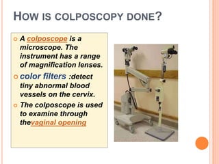 Colposcopy examination | PPTX