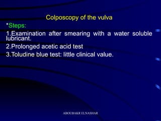 colposcopy advanced..pptx////............ | PPTX