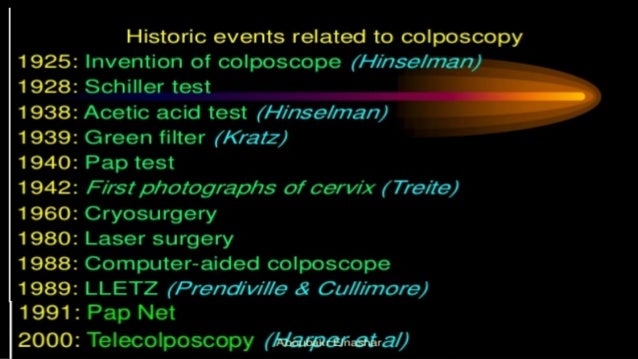 Colposcopy technique