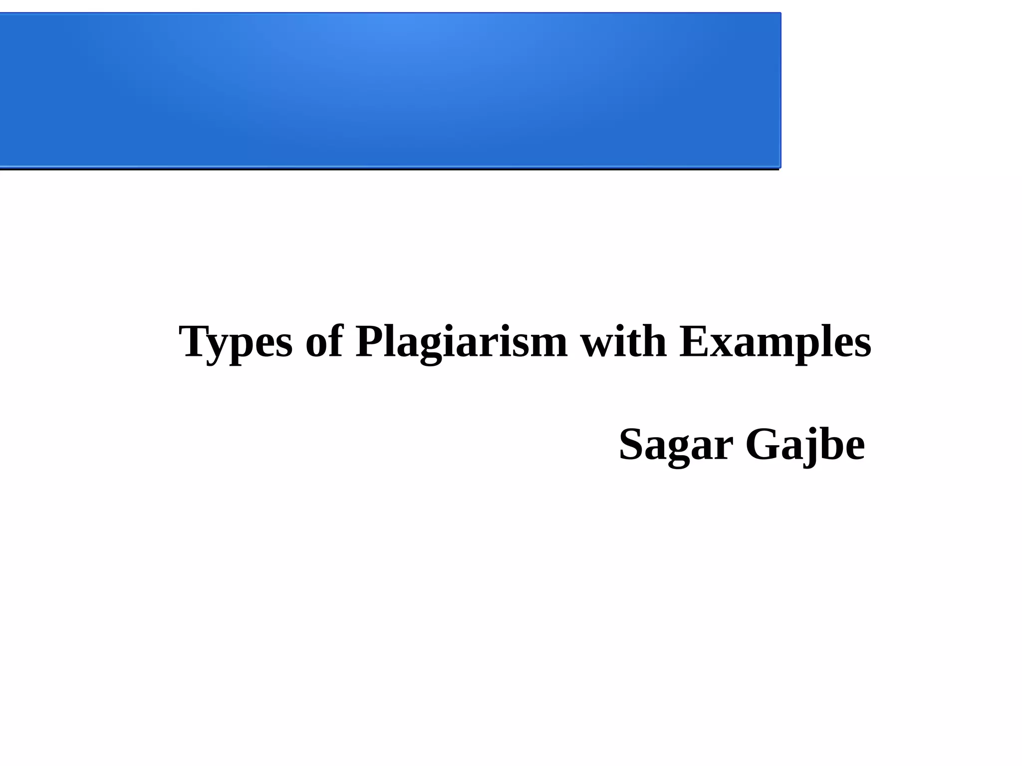 Plagiarism | PDF