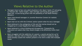Author Study--Walter Dean Myers | PPTX