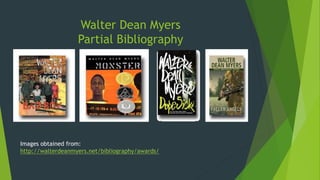 Author Study--Walter Dean Myers | PPTX