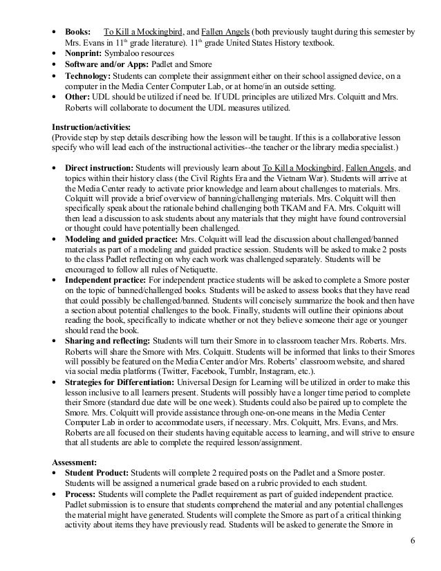 Michelle Colquitt Banned Books Week Lesson Plan