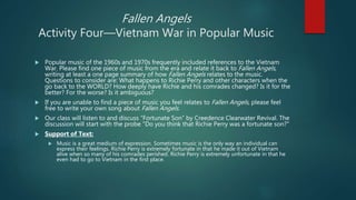 Fallen Angels Multiple Text Assignment | PPTX