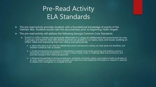 Fallen Angels Multiple Text Assignment | PPT