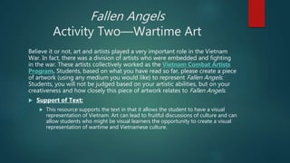 Fallen Angels Multiple Text Assignment | PPTX
