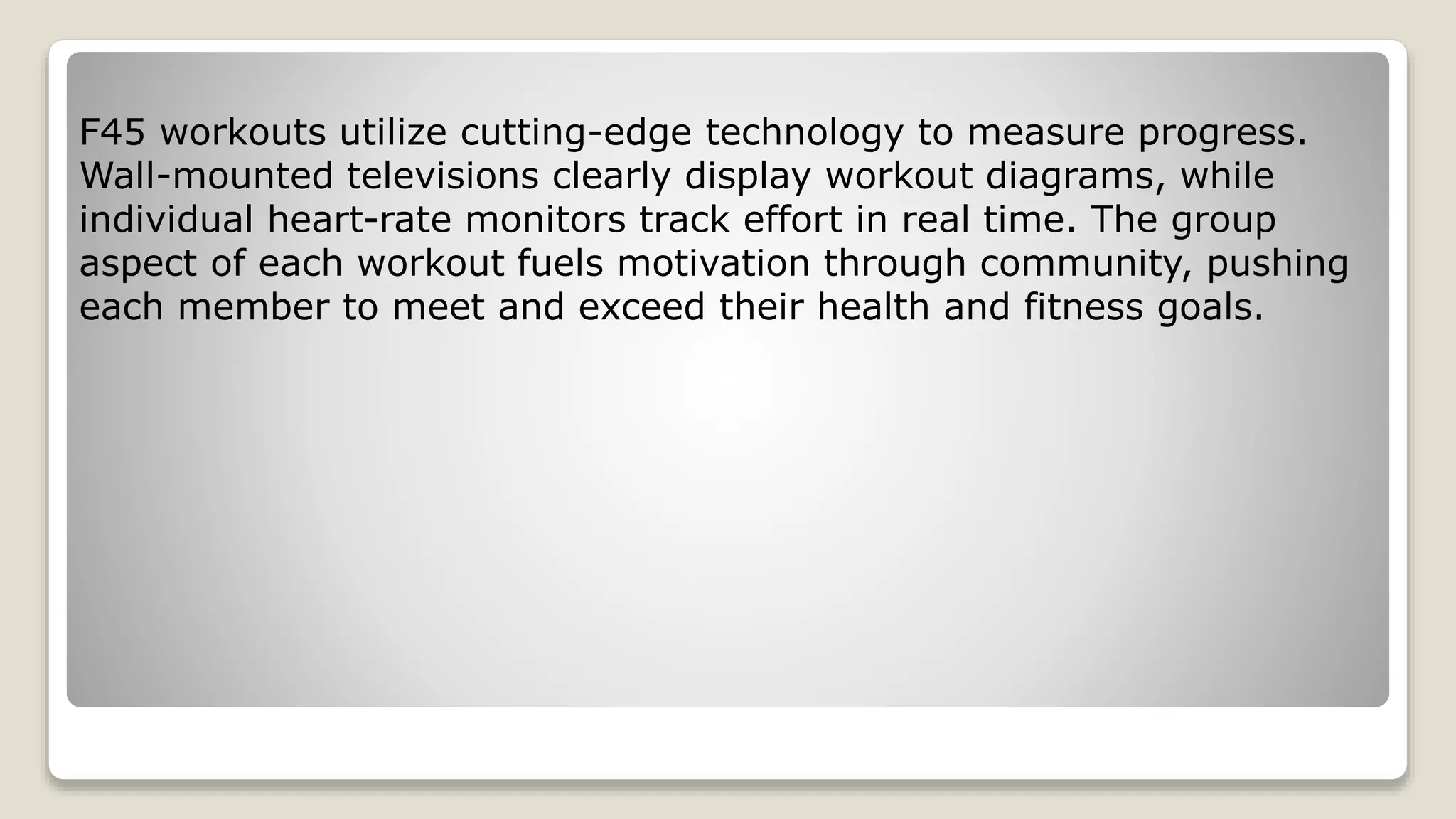 What Is an F45 Workout? | PPT
