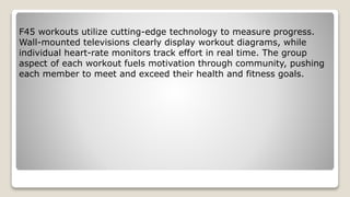 What Is an F45 Workout? | PPT