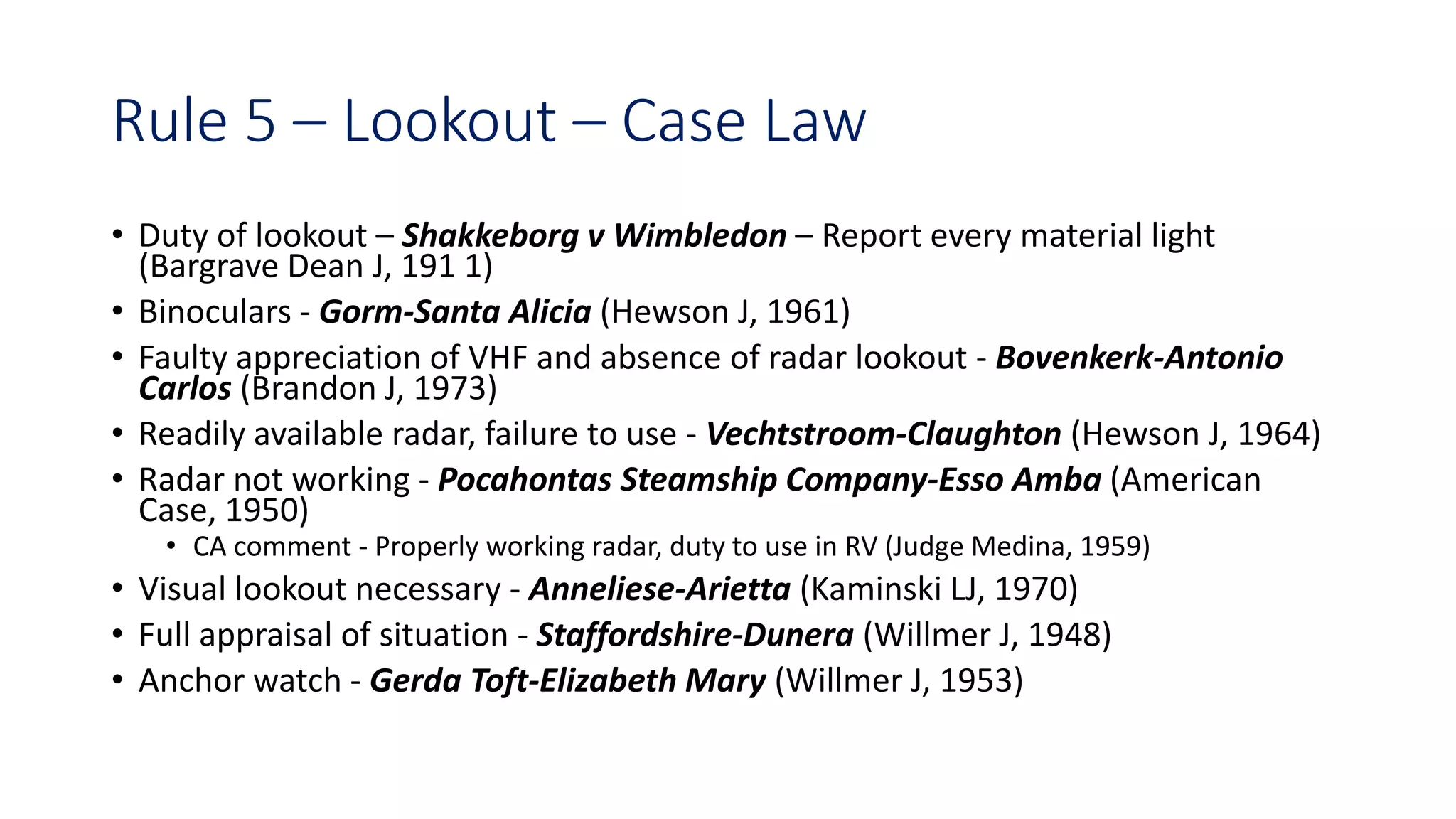 COLREG 1972, A Presentation | PPTX