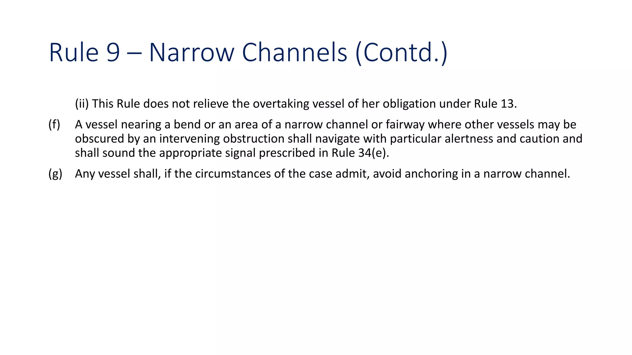 COLREG 1972, A Presentation | PPTX